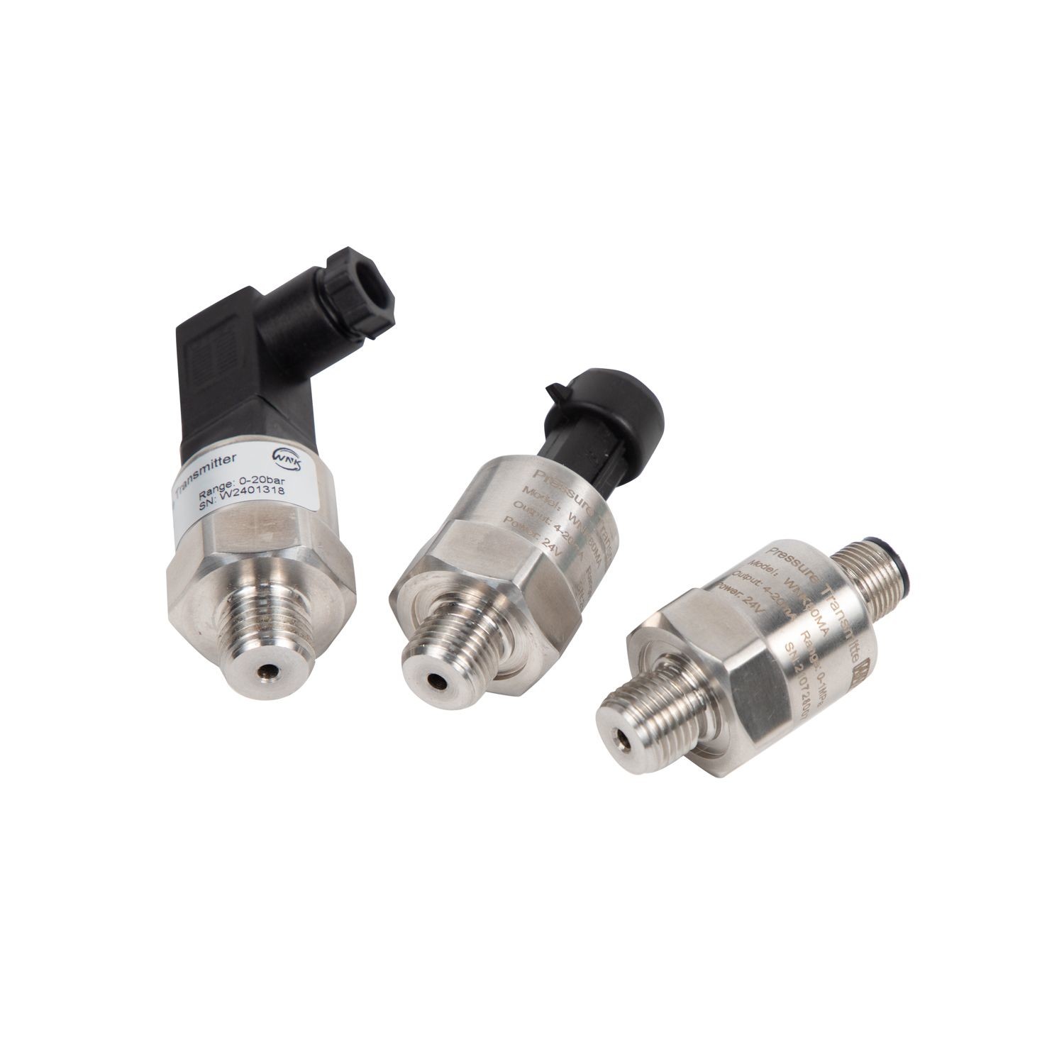 Universal 4-20ma Pressure Transmitter NPT1/4 0-5V Output 0-200 Psi Air ...