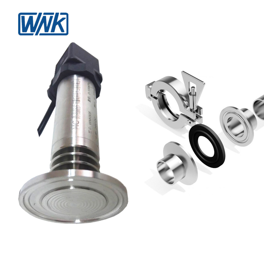 Sanitary Flush Diaphragm Hygienic Industrial Pressure Transmitter 4 ...